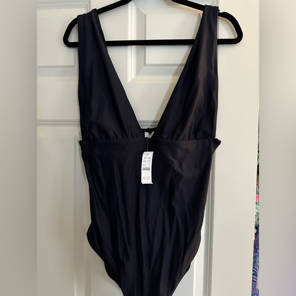 J. Crew | Swim | Deep V One Piece | Poshmark